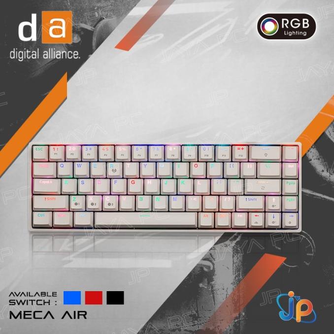 Jual Keyboard Gaming Mechanical Digital Alliance Meca Air RGB | Shopee ...