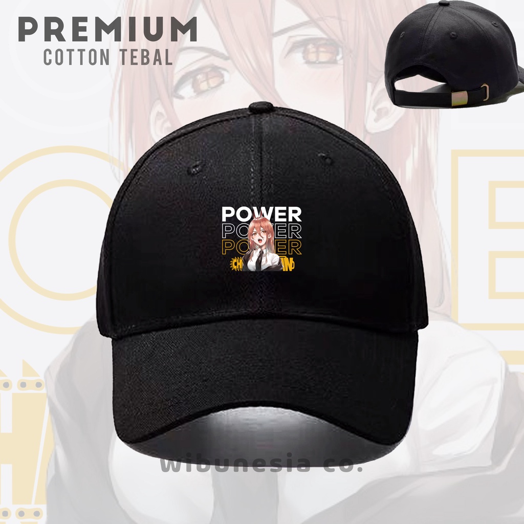 Jual Premium TOPI Chainsaw Man Power Anime Caps The Chainsawman Denji ...
