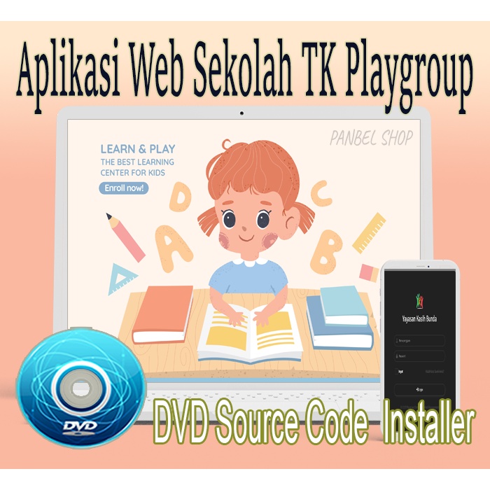 Jual Aplikasi Web Administrasi Sekolah TK Playgroup PAUD (Source Code ...