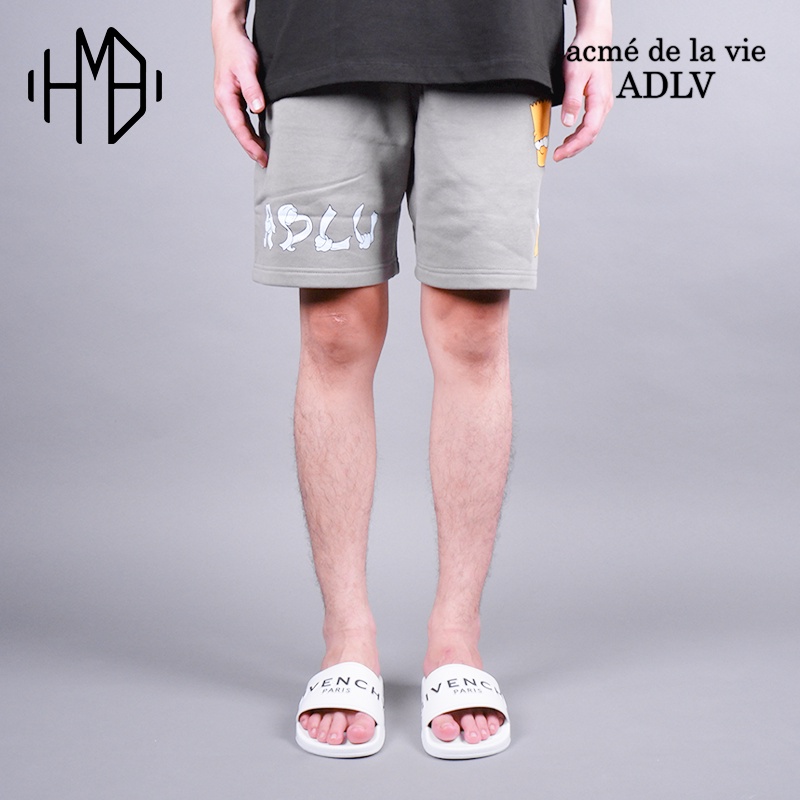 Jual ADLV x Simpsons Angel Bart Shorts Grey | Shopee Indonesia