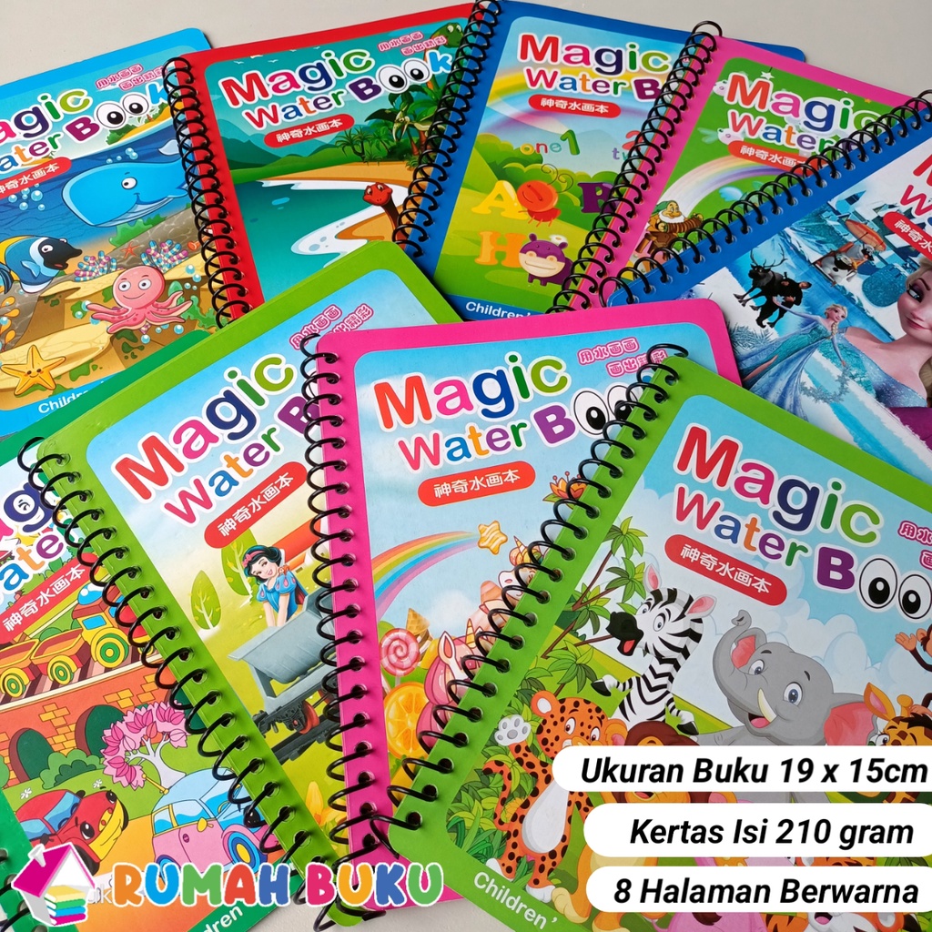 Jual Magic water book mewarnai | Shopee Indonesia