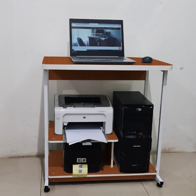 Jual MEJA KOMPUTER BESI MEJA LAPTOP DESKTOP MULTIFUNGSI PRINTER MURAH ...