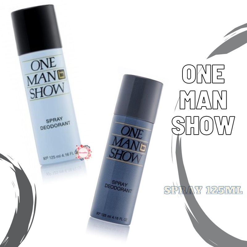 Jual ONE MAN SHOW DEODORANT PARFUME SPRAY 125 ML | Shopee Indonesia