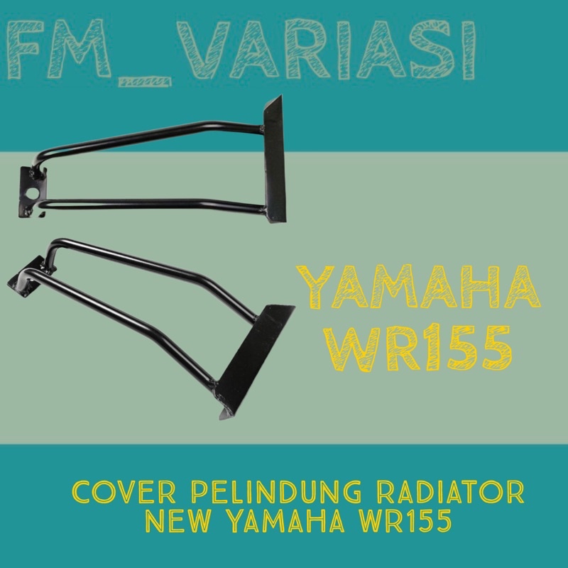 Jual Pelindung Radiator Yamaha WR 155, Cover pelindung Radiator new ...