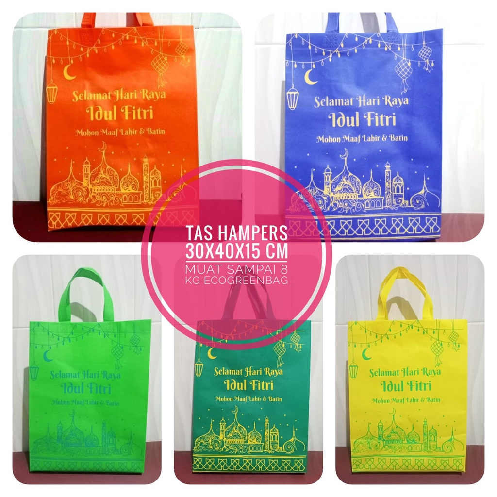 Jual TAS LEBARAN HAMPERS PARCEL 40X30X15 IDUL FITRI MUAT 8 KG | Shopee ...