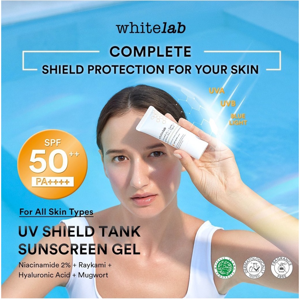 Jual Whitelab UV Shield Tank Sunscreen Gel 30gr | Shopee Indonesia