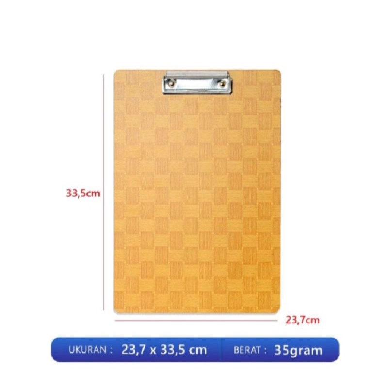 Jual Papan Clip Board Kayu Papan Ujian Alas Ujian Kayu | Shopee Indonesia