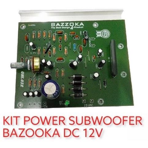 Jual Bazooka Active Sub Woofer plus 12v Power Amplifier LA 4508 Basooka ...