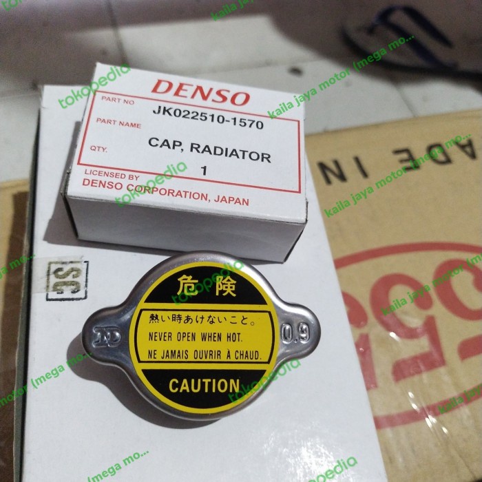 Jual Tutup Radiator Kijang 5K/7K/Phanter 2.5 Denso Original Ukuran 0,9 ...