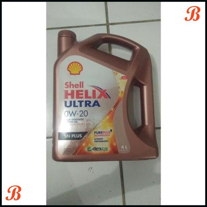 Jual Oli Mesin Mobil Shell Helix Ultra 0W 20 Full Synthetic Galon 4L Asli | Shopee Indonesia