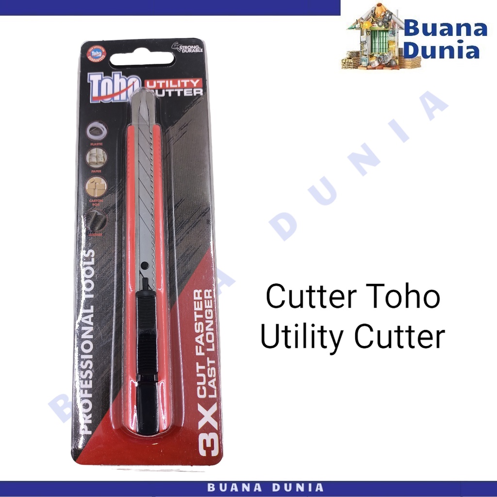 Jual Cutter TOHO Utility Knife | Pisau Potong Kertas Kecil | Piso ...