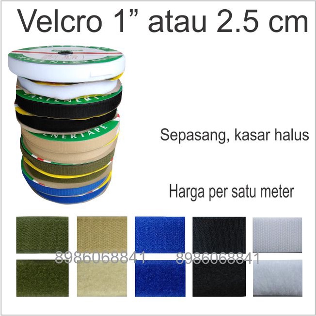 Jual Perekat Velcro Magic Tape Kretekan 1" atau 2.5cm permeter | Shopee ...