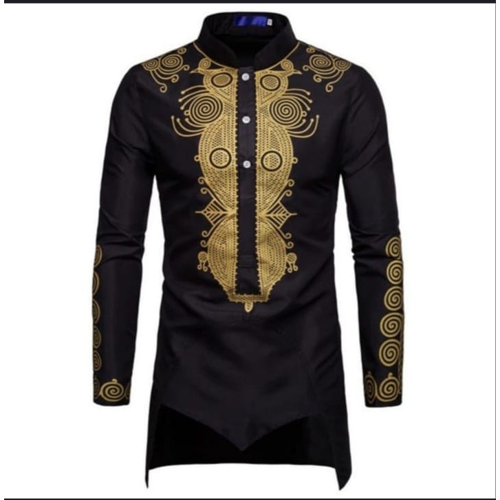 Jual Baju Koko Pria Sultan Lengan Panjang Muslim Bahan adem Slimfit ...
