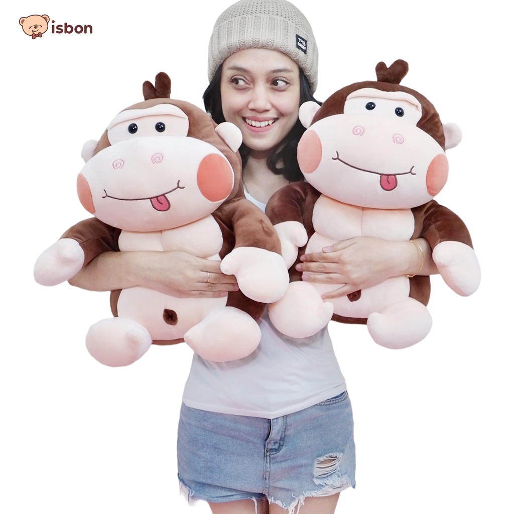Jual Boneka Sit Gorilla Cute Lucu Hewan Monyet Mainan Anak Cowok Laki ...