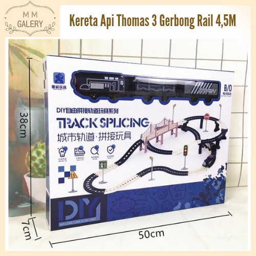 Jual Mainan Kereta Api 3 Gerbong Rail 4 5 Meter Mainan Anak Kereta