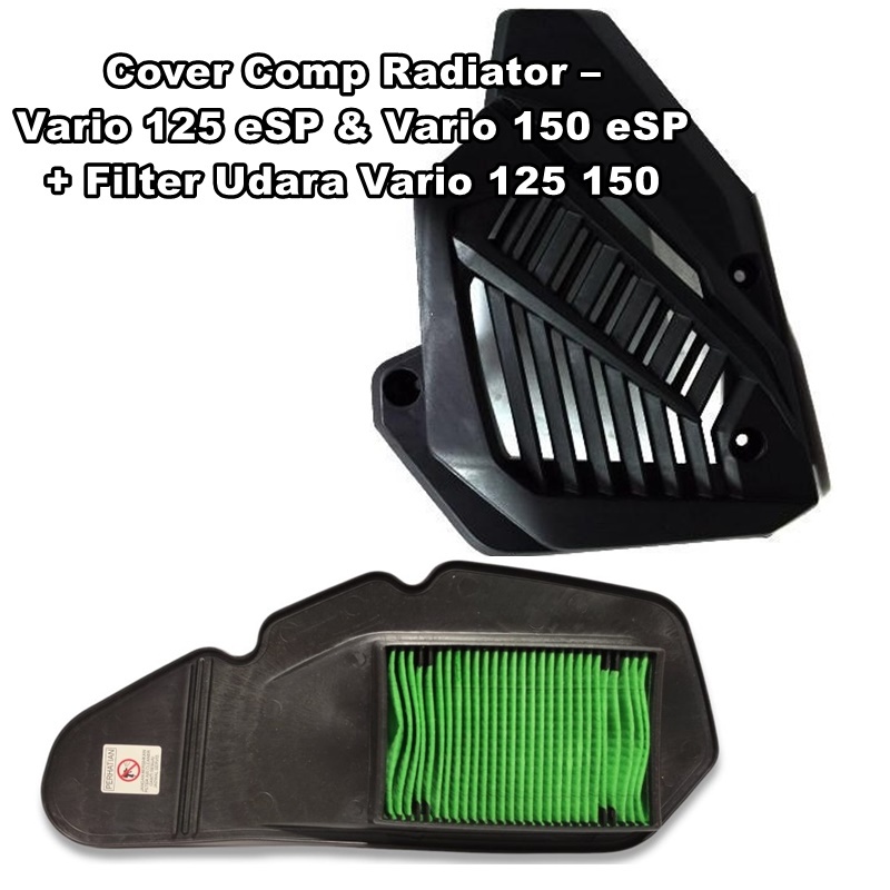 Jual Cover Comp Radiator – Vario 125 eSP & Vario 150 eSP + Filter Udara ...