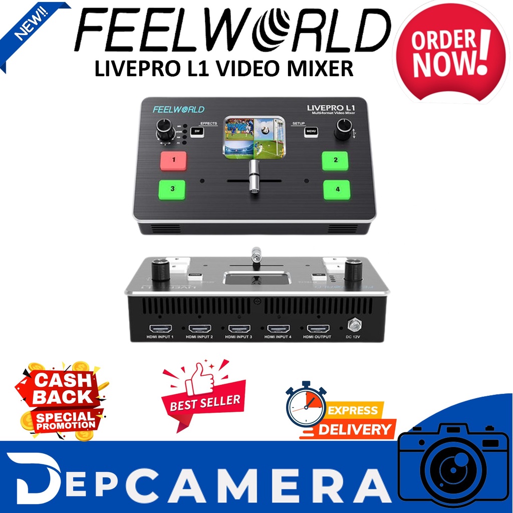 Jual FeelWorld LIVEPRO L1 Multi format Video Mixer / live Pro L1 ...