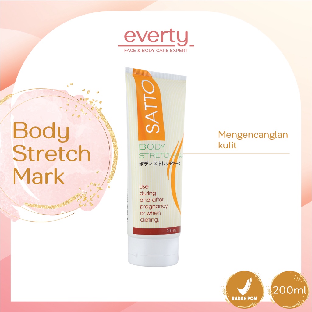 Jual Satto Body Stretch Mark 200ML | Shopee Indonesia