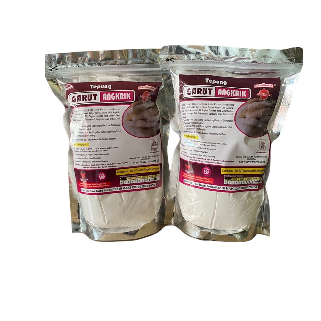 Jual PATI GARUT /TEPUNG GARUT/ANGKRIK 100% ASLI 500 Gram OBAT LAMBUNG ...