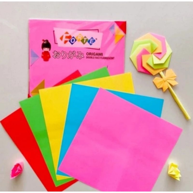 Jual Kertas Origami 20X20 harga per pack isi 20 lembar | Shopee Indonesia