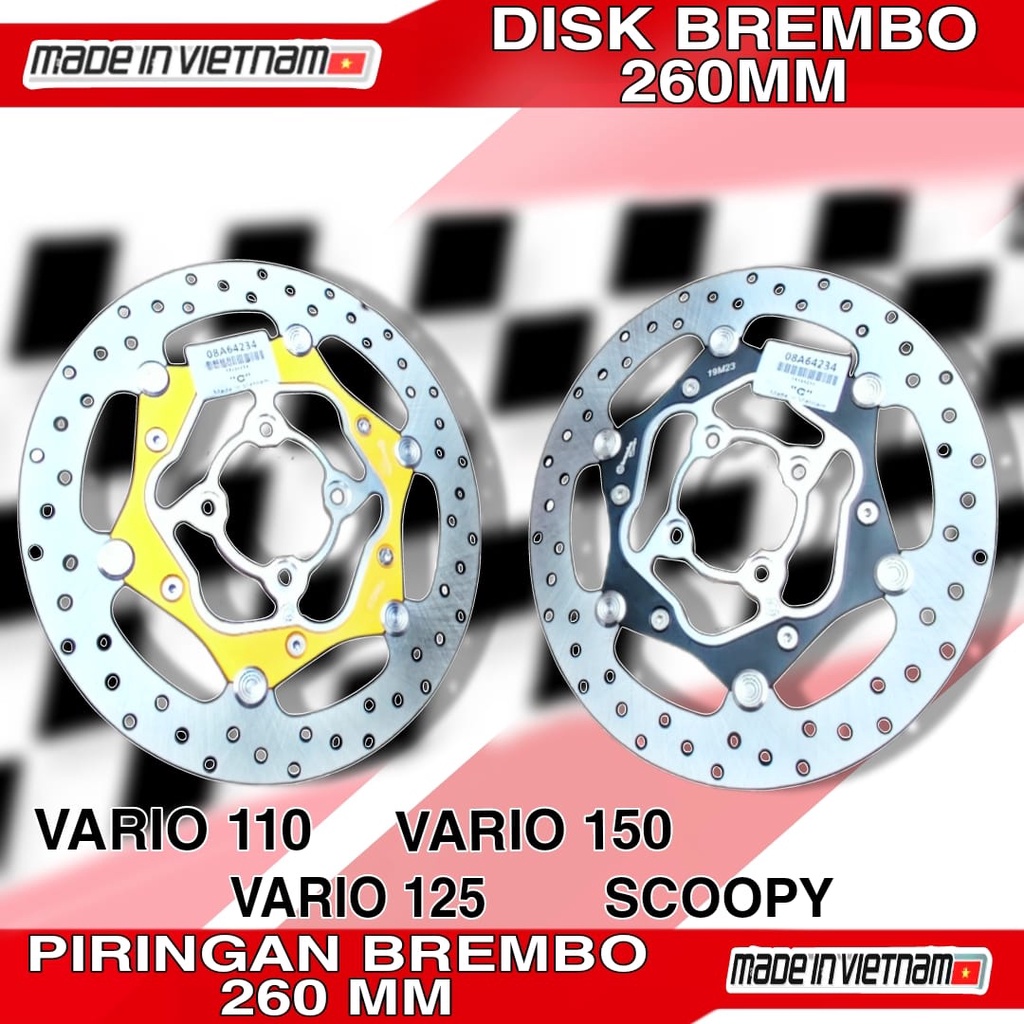 Jual Piringan cakram brembo floating diameter 260mm | Shopee Indonesia