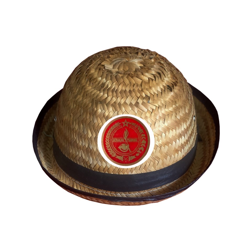 Jual Topi Boni LAKEN/JARING/JERAMI, Topi Pramuka Beludru/Rajut/Bambu ...