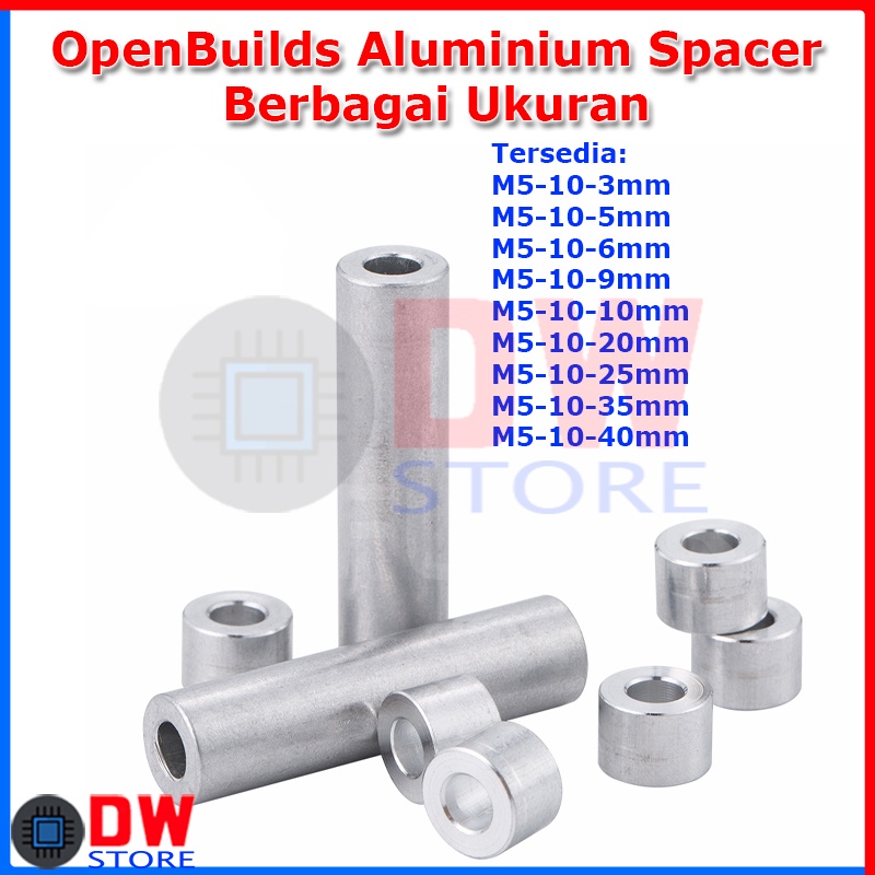 Jual OpenBuilds Aluminium Spacer Isolation Column Pillar Berbagai ...
