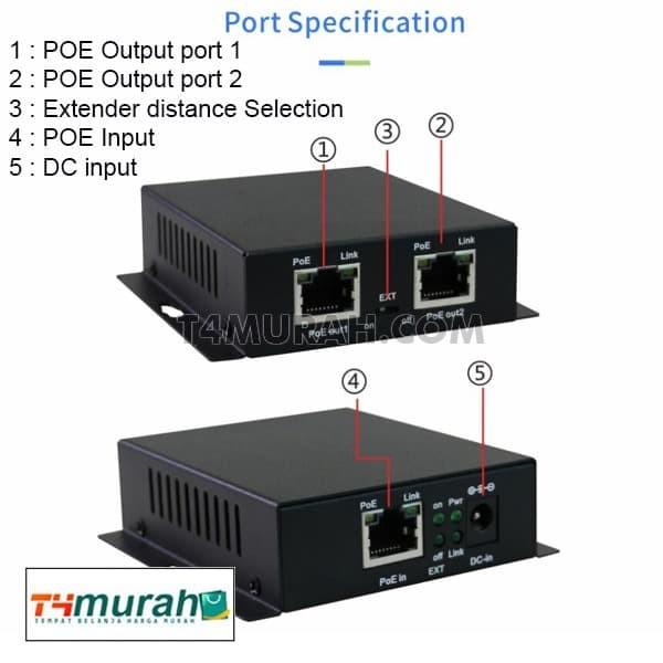 Jual Poe Extender Ewitch Poe Network 250 Meter | Shopee Indonesia
