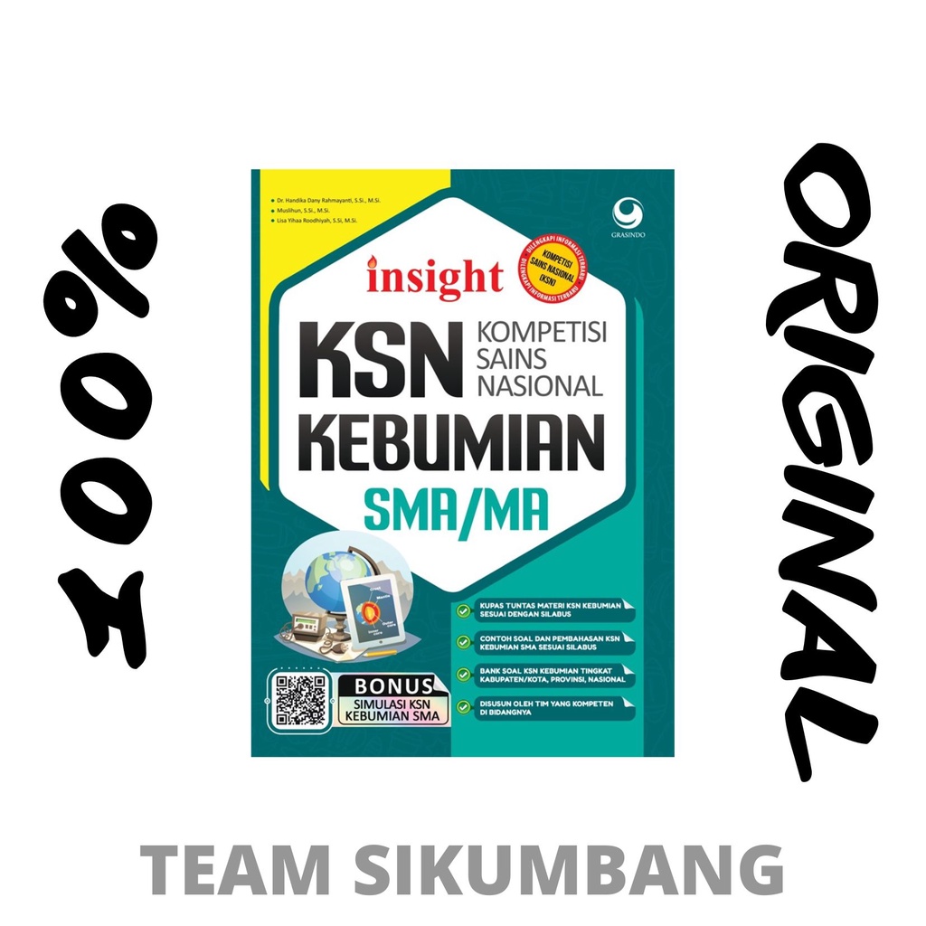 Jual BUKU INSIGHT KSN (Kompetisi Sains Nasional) Kebumian SMA | Shopee Indonesia