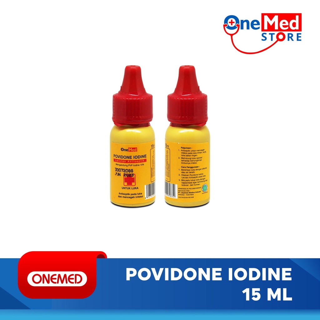 Jual Povidone Iodine OneMed 15ml op | Shopee Indonesia