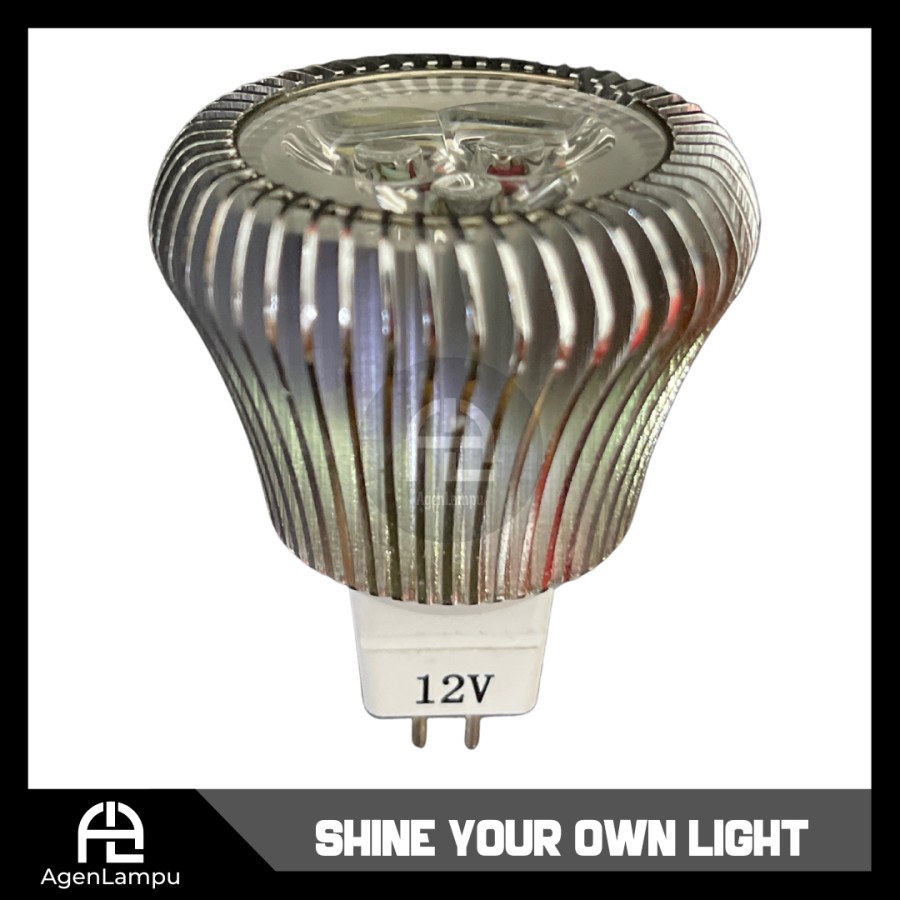 Jual LAMPU HALOGEN LED 3W MR16 12V | Shopee Indonesia