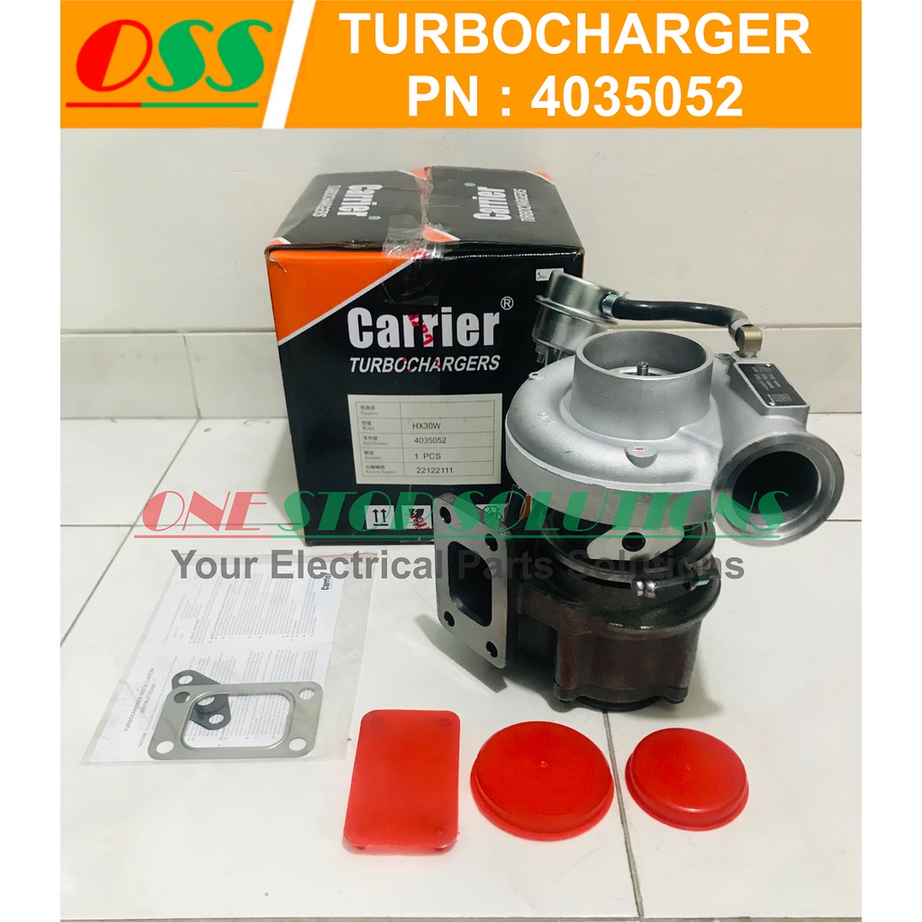 Jual TURBOCHARGER TURBO CHARGER CUMMINS 4BT HX30W PN 4035052 | Shopee ...