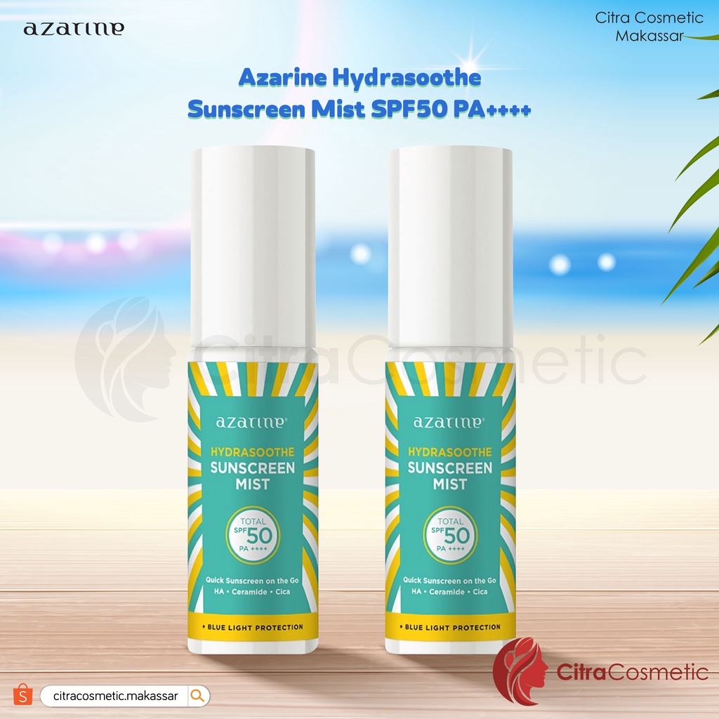 Jual ️CitraCosmetic ️ Azarine Hydrasoothe Sunscreen Mist Spf 50 Pa ...