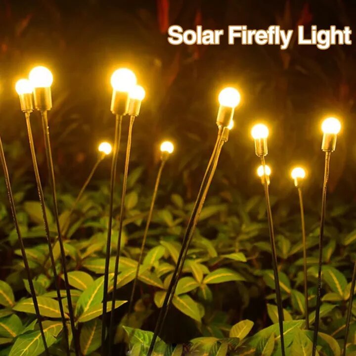 Jual Lampu LED Taman Lampu Tenaga Surya Outdoor 8LED / 10LED Tahan Air ...