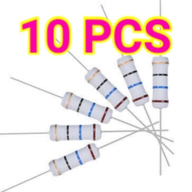 Jual Resistor 3K3 Ohm 2watt / resistor metal oxide 3.3K Ohm 2 Watt muri33l Buru Order | Shopee ...