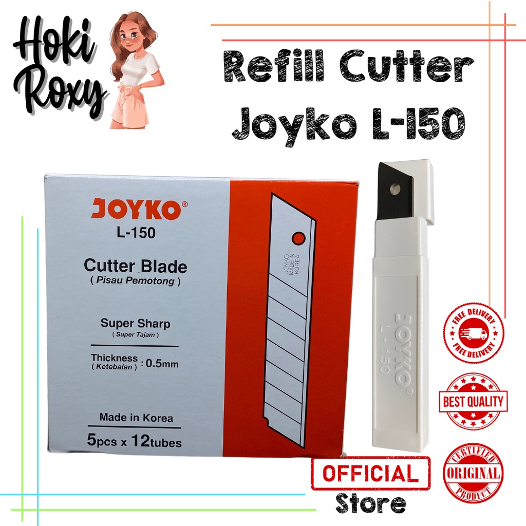 Jual Refill Cutter Joyko L-150|| ISI CUTTER | Shopee Indonesia