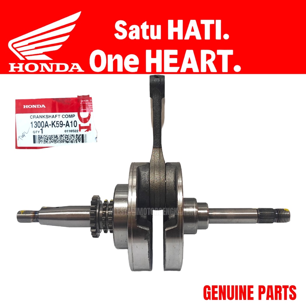 Jual CRANKSHAFT KRUK KREK AS VARIO 150 LED LAMA 1300A-K59-A10 ASLI AHM ...