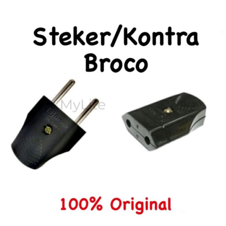 Jual BROCO STEKER HITAM MALE &FEMALE CONTRA JEK COLOKAN LISTRIK BROCO ...