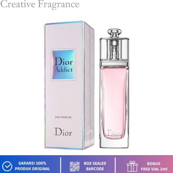 Jual Cd Addict Eau Fraiche 100Ml Original Full Set | Shopee Indonesia