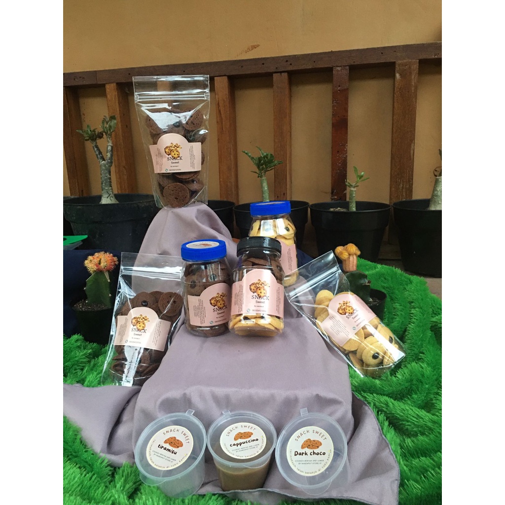 Jual FULL MINI COOKIES ORI DENGAN TEKSTUR CRUNCHY + LUMER (Dengan ...