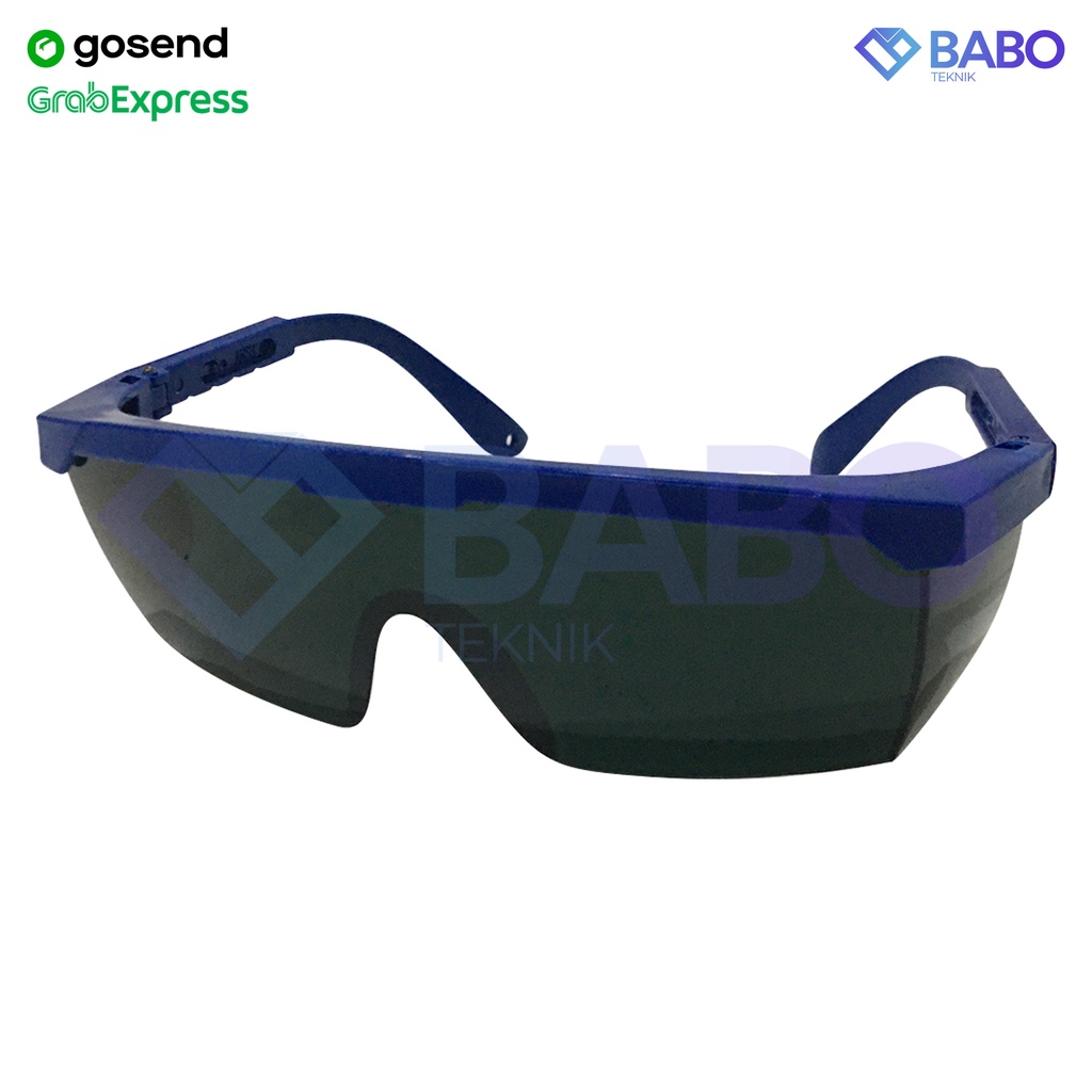 Jual Kacamata LAS XENON HITAM Safety Glasses Kacamata Las dan Gerinda ...