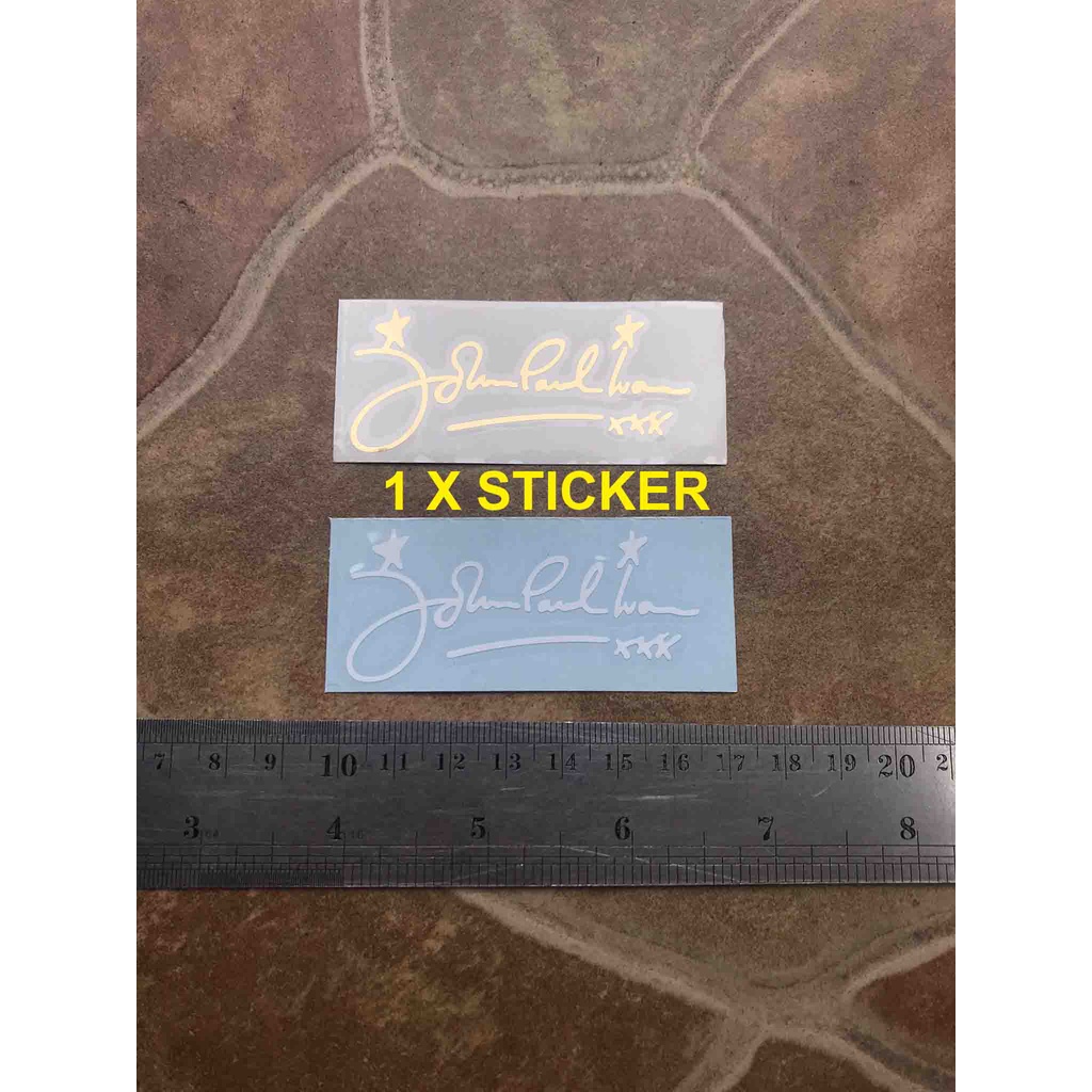 Jual John Paul Ivan JPI Eks Boomerang Signed Sticker Signature ...