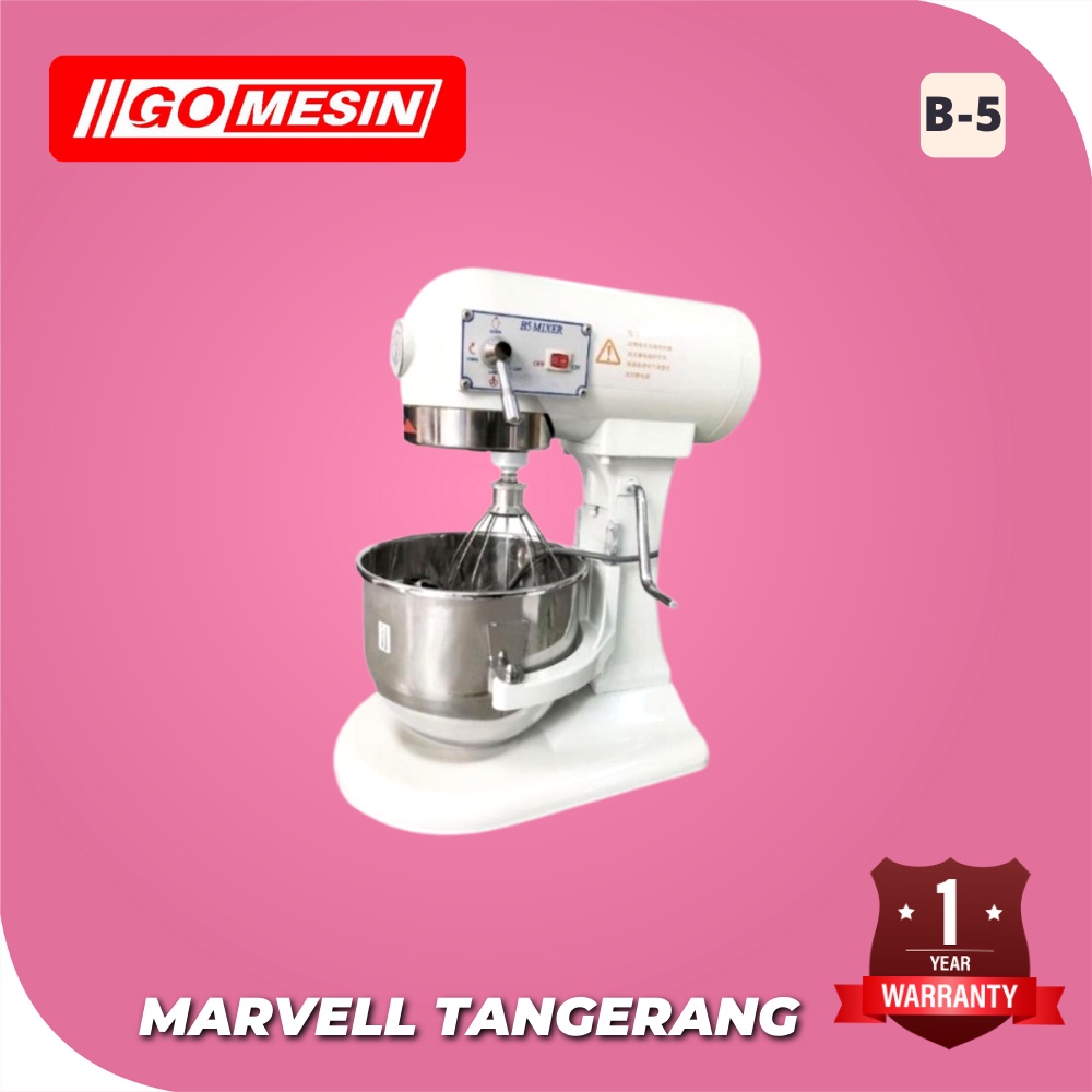 Jual Planetary Mixer Gomesin GM-B5 Kapasitas 5 Liter Mixer Roti 5L ...