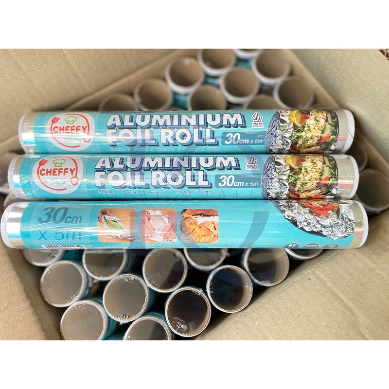Jual Cheffy Refill Aluminium Foil Wrap 30 cm x 5 m | Shopee Indonesia