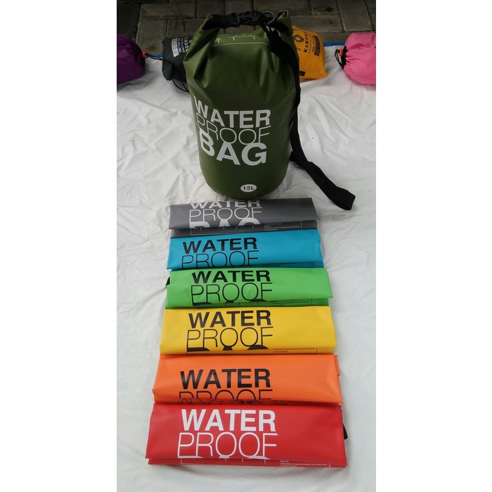 Jual drybag 15 liter / dry bag 15 liter merk ocean pack | Shopee Indonesia