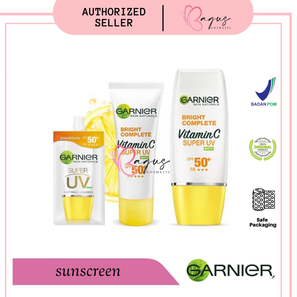 Jual GARNIER Light Complete SUPER UV Sunscreen SPF 50 PA+++ Matte & Natural Finish | Shopee ...