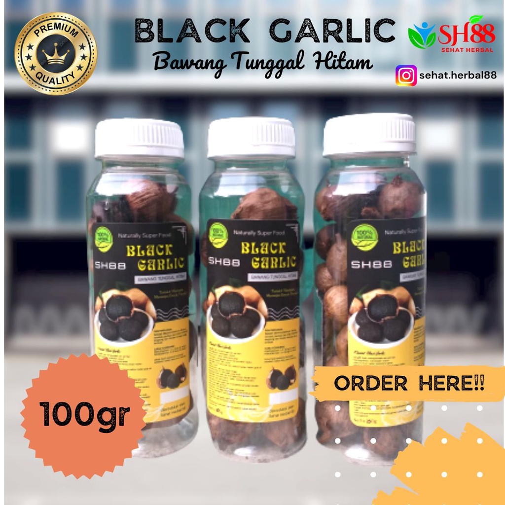 Jual BLACK GARLIC 100 GRAM - BAWANG HITAM/BAWANG TUNGGAL/LANANG 100 ...