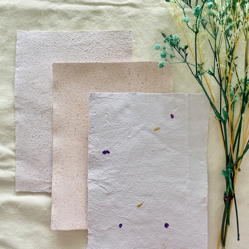 Jual Kertas Daur Ulang/ Kertas handmade/ recycle paper /kertas unik ...
