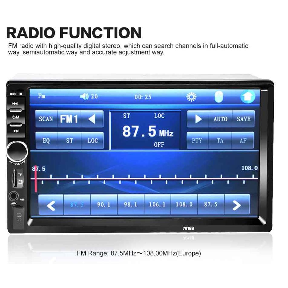 Jual REKOMENDASI Dennos 7018B Head Unit Double Din 7 Inch Bluetooth ...