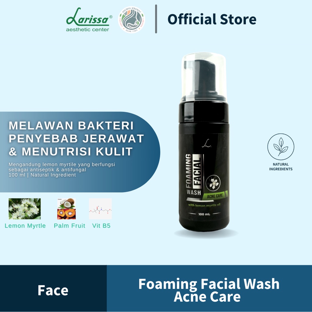 Jual Larissa Men Series Facial Foaming ACNE CARE - Sabun Cuci Muka Pria ...